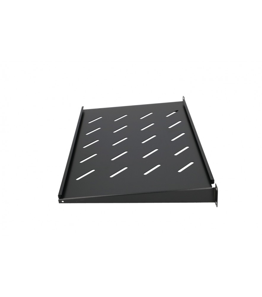Tava fixa rack ( raft ) 300mm 1U, 19" Neagra