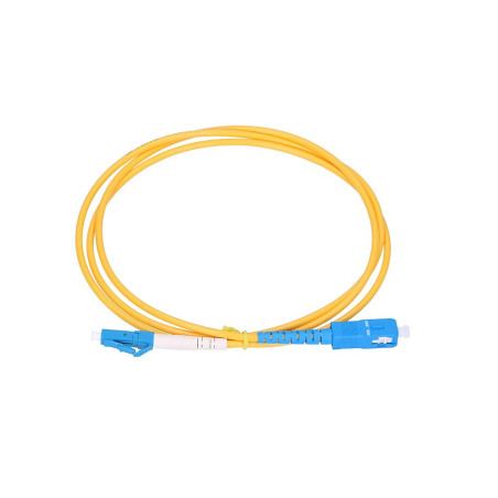 Extralink LC/UPC-SC/UPC | Patchcord | Single Mode, Simplex, G652D, 3mm, 2m